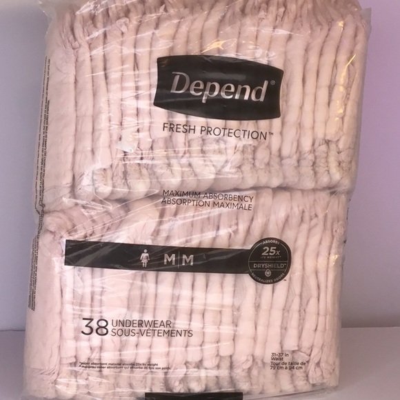 Depends | Other | Depends Women 38 Count Incontinence Underwear Szm ...